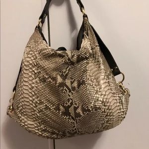 gianni notaro | Bags | Gianni Notaro Python Handbag | Poshmark